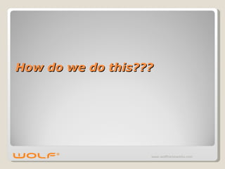 Wolf Frameworks Platform Offering | PPT
