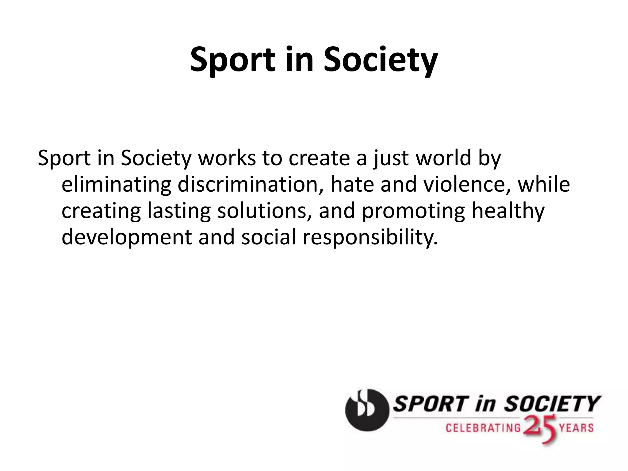 2009 UNESCO Sport & Human Rights | PPTX