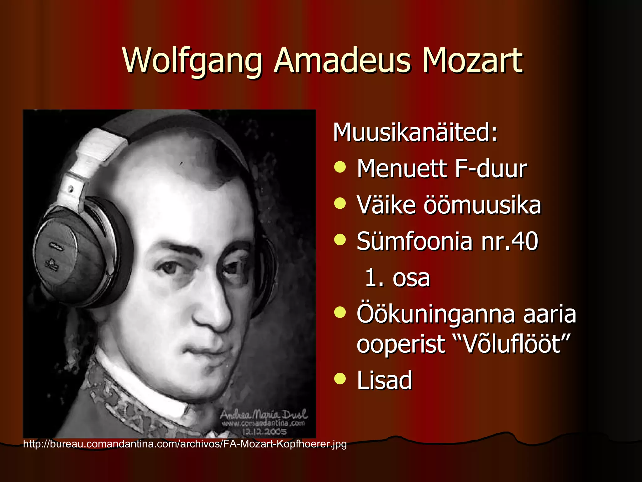 Wolfgang Amadeus Mozart | PPT