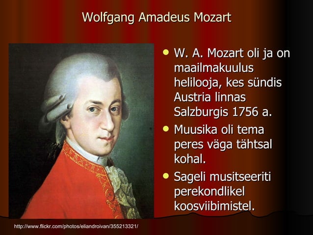 Wolfgang Amadeus Mozart | PPT
