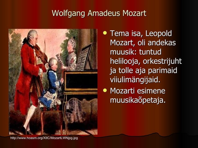 Wolfgang Amadeus Mozart | PPT