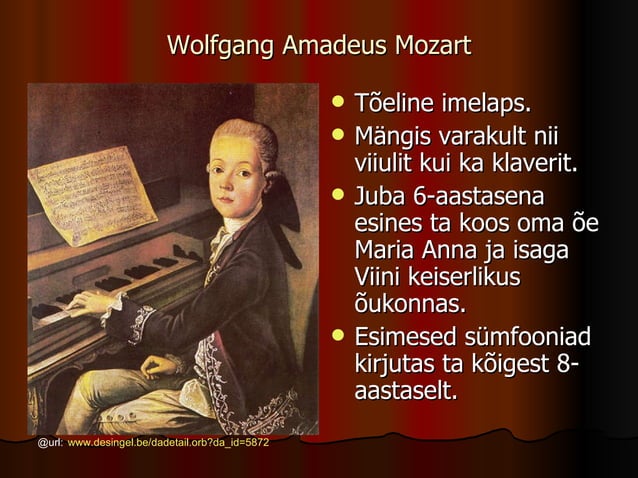 Wolfgang Amadeus Mozart | PPT