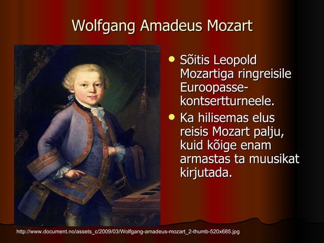 Wolfgang Amadeus Mozart | PPT