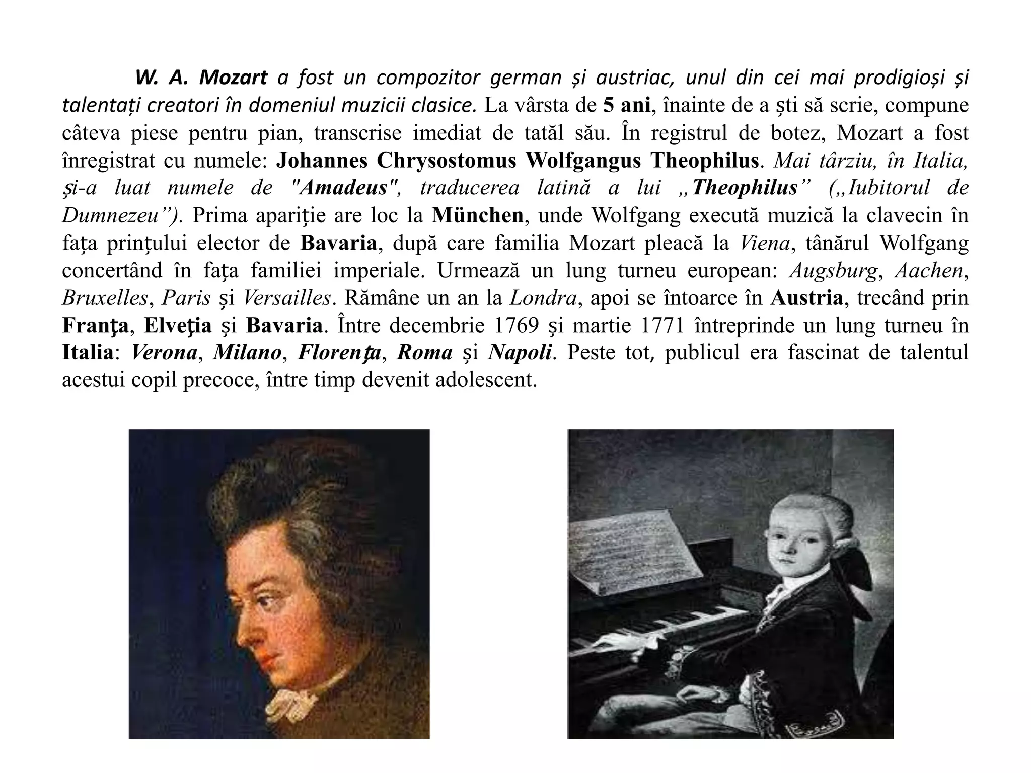 Wolfgang amadeus mozart | PPTX