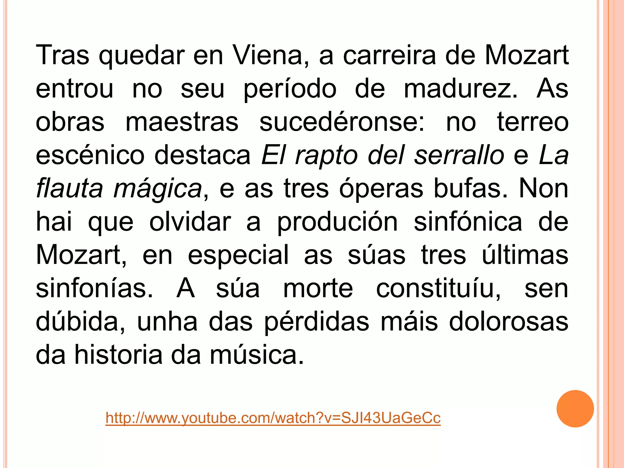 Sr. Wolfgang Amadeus Mozart | PPTX