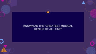 Wolfgang Amadeus Mozart - Classical Music Composer | PPTX