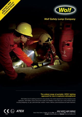 Wolf Portable Lighting Catalogue - Torches, Head & Hand Lamps | PDF