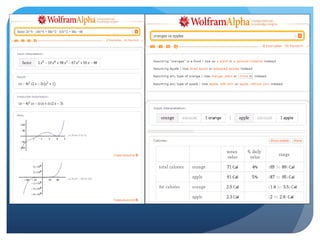Wolfram alpha presentation | PPTX