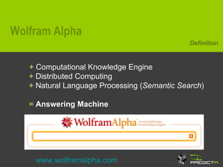 Wolfram Alpha | PPT