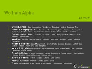 Wolfram Alpha | PPT