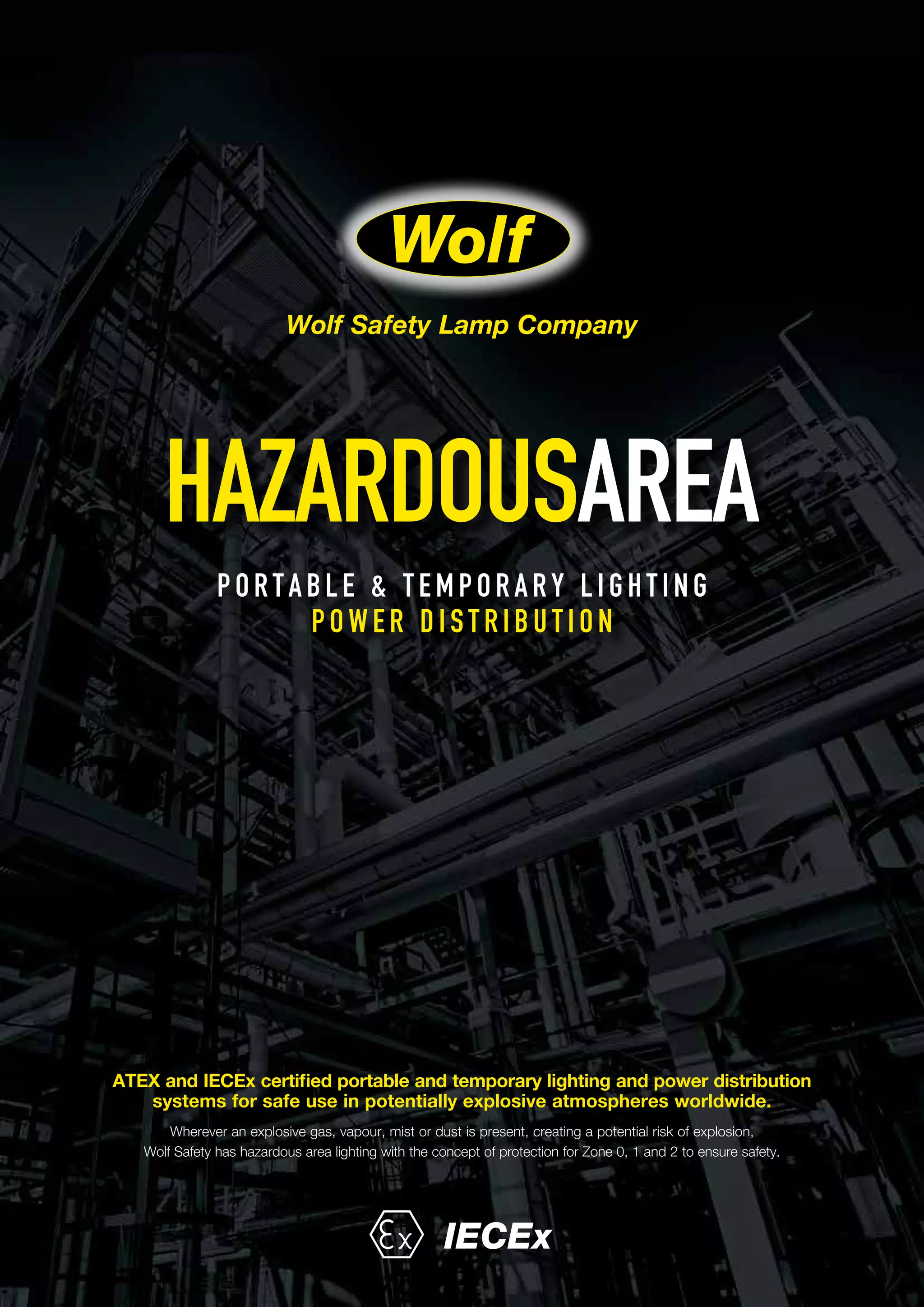 Wolf Safety Hazardous Area Portable & Temporary Lighting - ATEX and ...