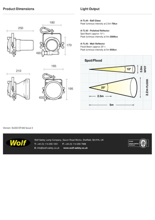 Wolf Turbolites - Spec Sheet | PDF