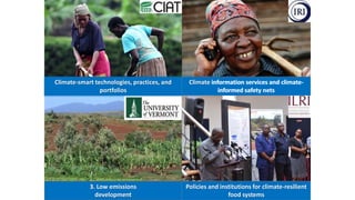 Overview of CGIAR Climate Change, Agriculture and Food Security Research Program (CCAFS) | PPTX ...
