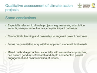 Impact evaluation methods: Qualitative Methods | PPTX
