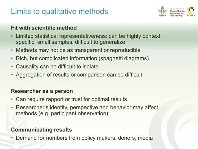Impact evaluation methods: Qualitative Methods | PPTX