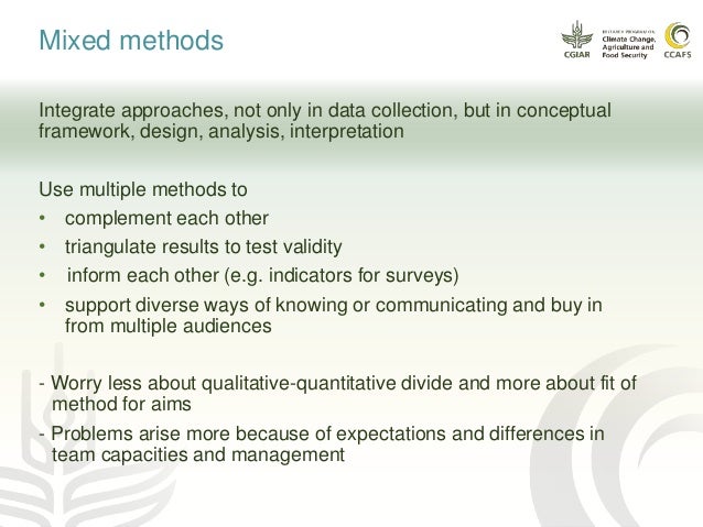 Impact evaluation methods: Qualitative Methods