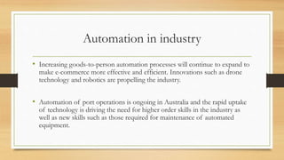 Wollongong presentation industry RTOs automotive | PPT