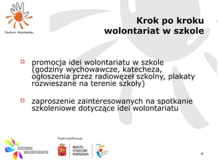 Wolontariat w szkole | PPT