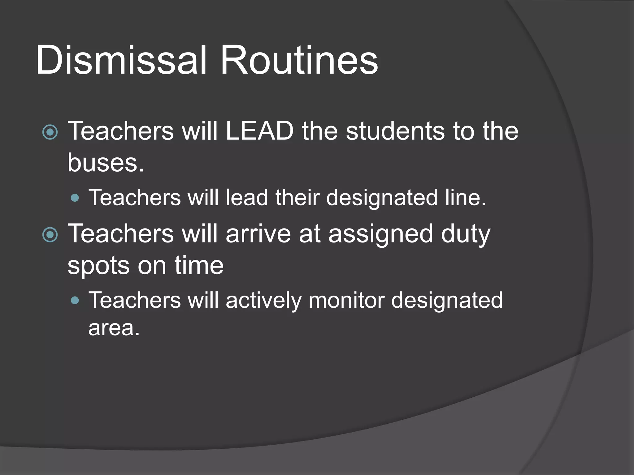 SMS Bus Expectations | PPT