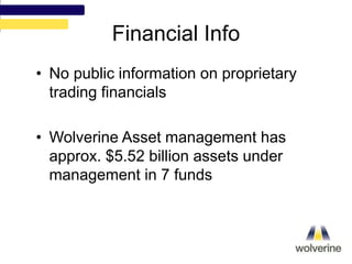 Wolverine presentation | PPTX | Business | Business and Finance