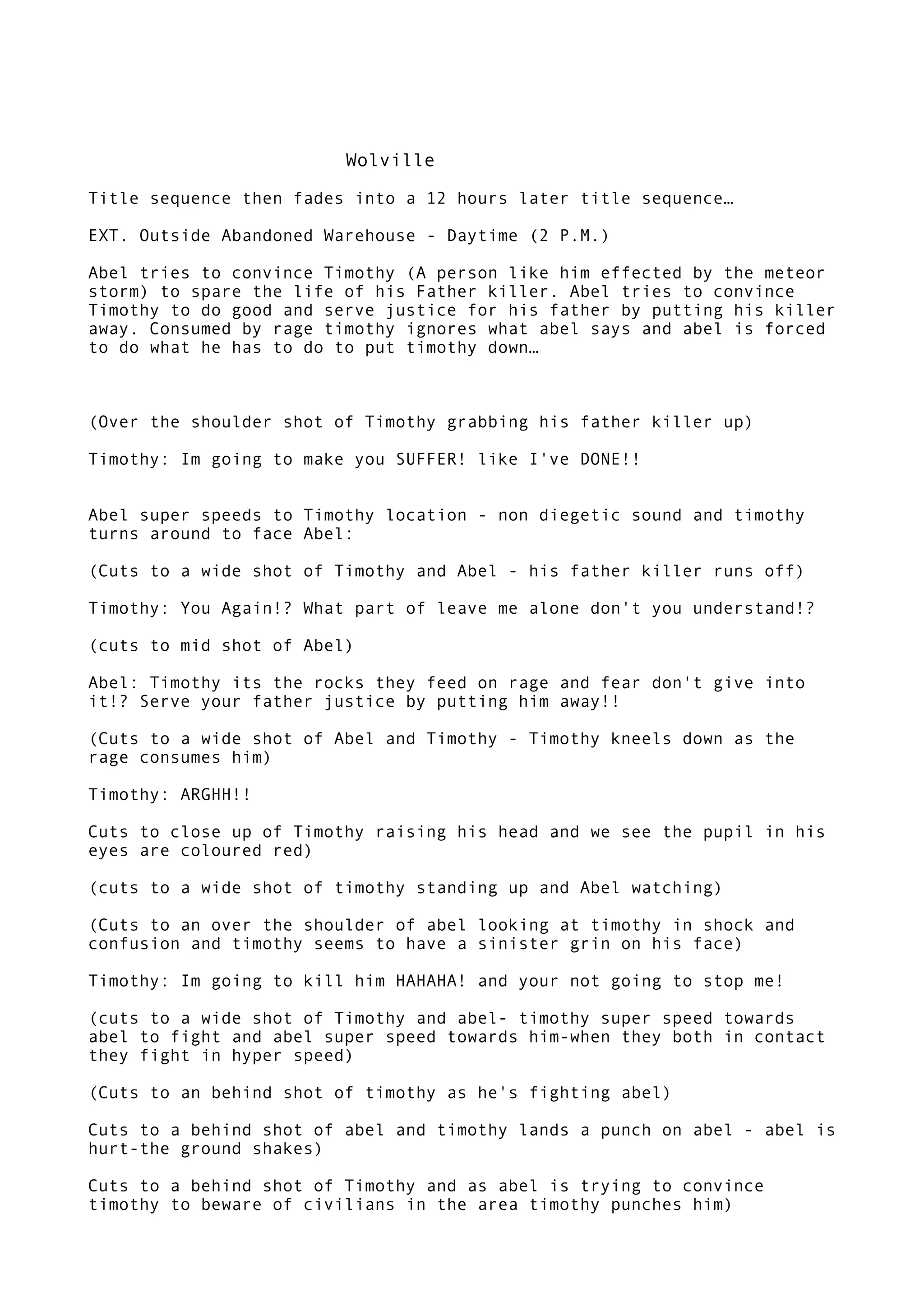 Wolville script | PDF