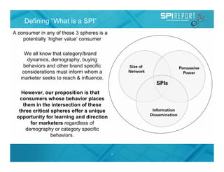 WoM: Introdcing SPI Reports - Social Persuaders and Influencers | PPT