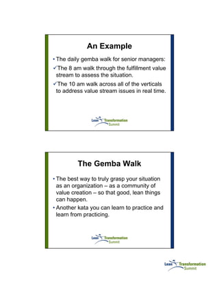 Keynote on Taking Gemba Walks by James Womack | PDF