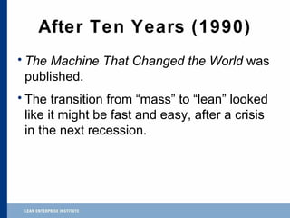 Womack Lean For The Long Term | PPT