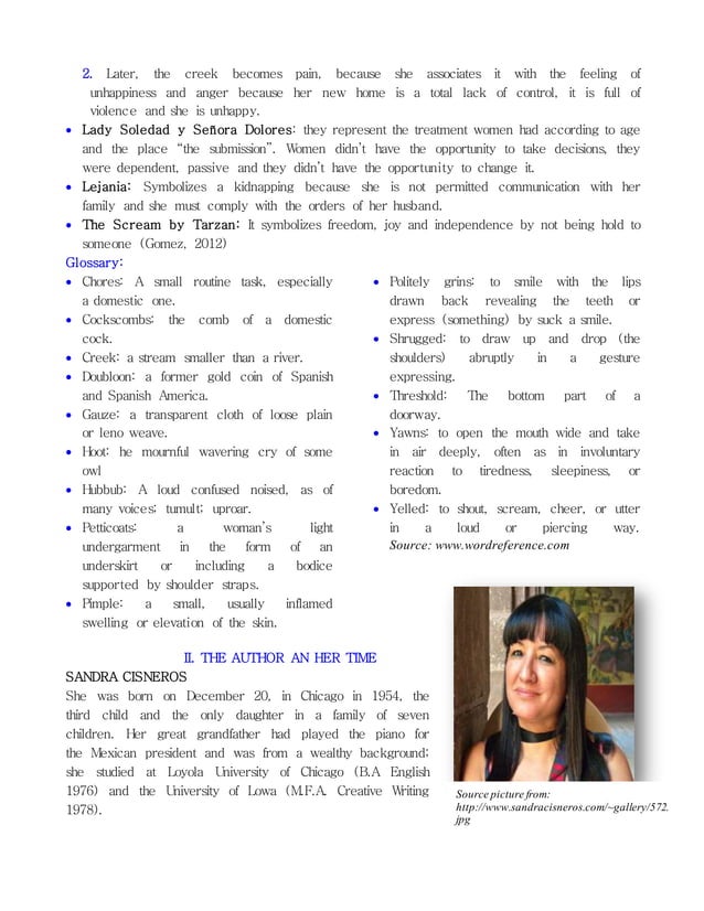 Woman Hollering by Sandra Cisneros- Reading Guide | PDF