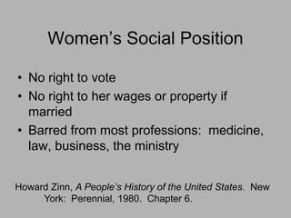American Women's Social Position, woman suffrage, Sojourner Truth | PPTX