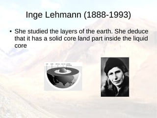 Woman scientists | ODP