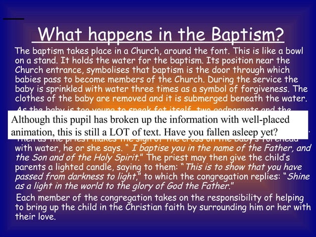 Womb to Tomb Example | PPT
