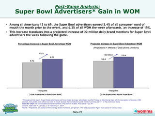 WOMBAT 3 - How to Integrate Word of Mouth into Your Advertising Plans | PPT