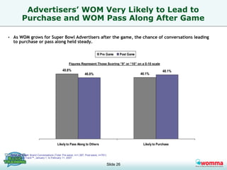 WOMBAT 3 - How to Integrate Word of Mouth into Your Advertising Plans | PPT