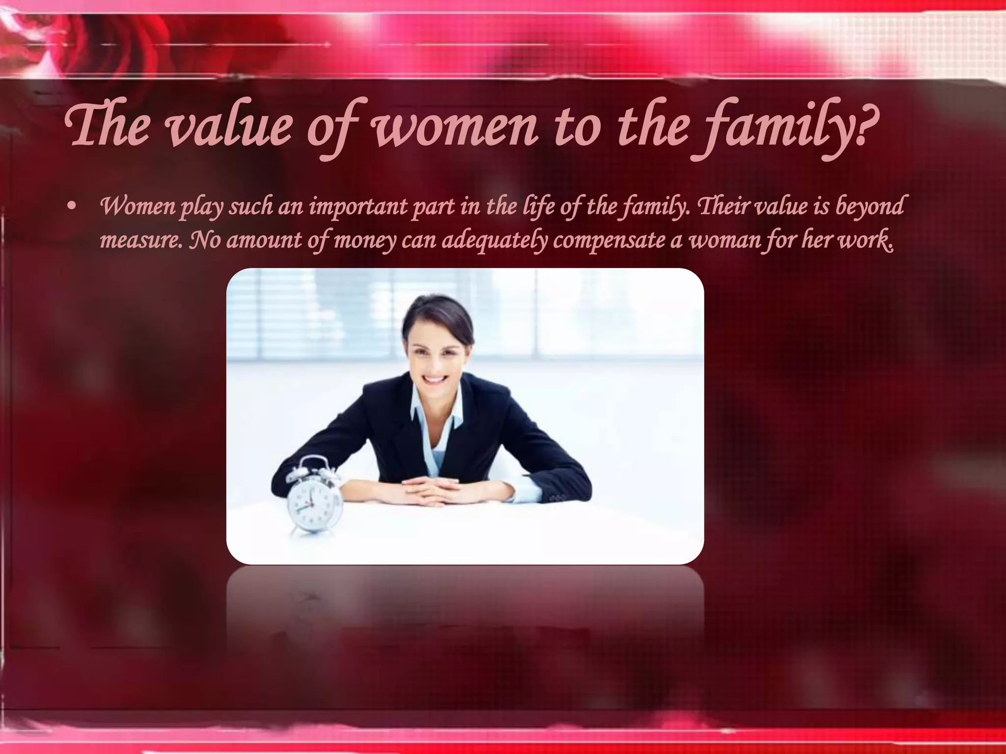 Women position in Family | PPTX