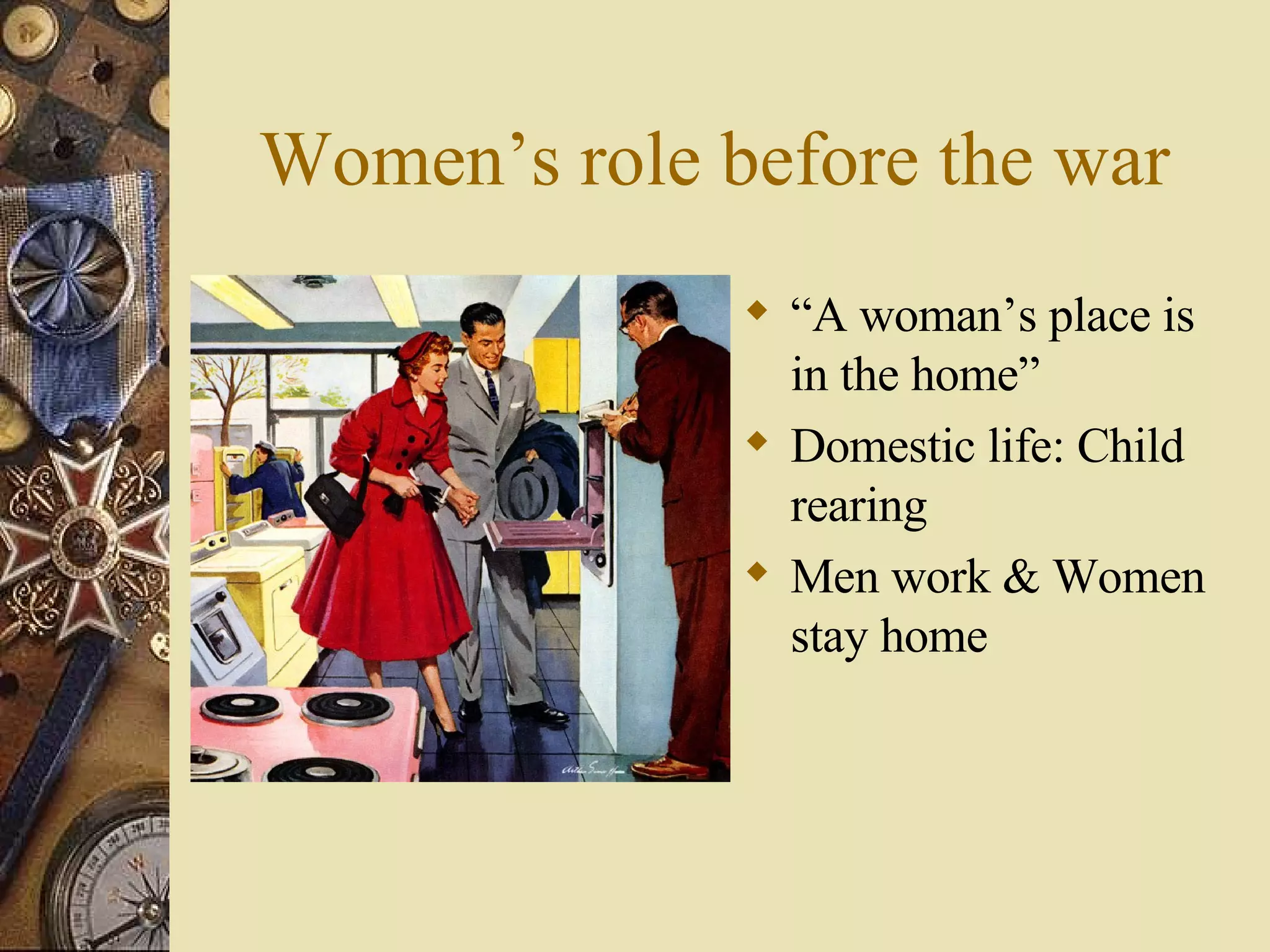 Women at War - WWII | PPT | Death, Injury, or Military Conflict ...