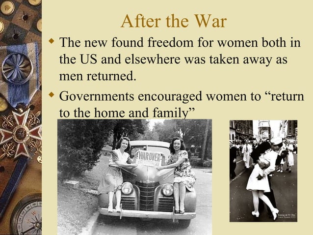 Women at War - WWII | PPT | Death, Injury, or Military Conflict ...
