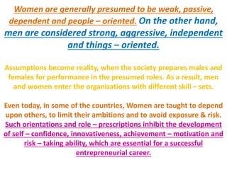 Women empowerment---- Stop Women-Discrimination | PPTX