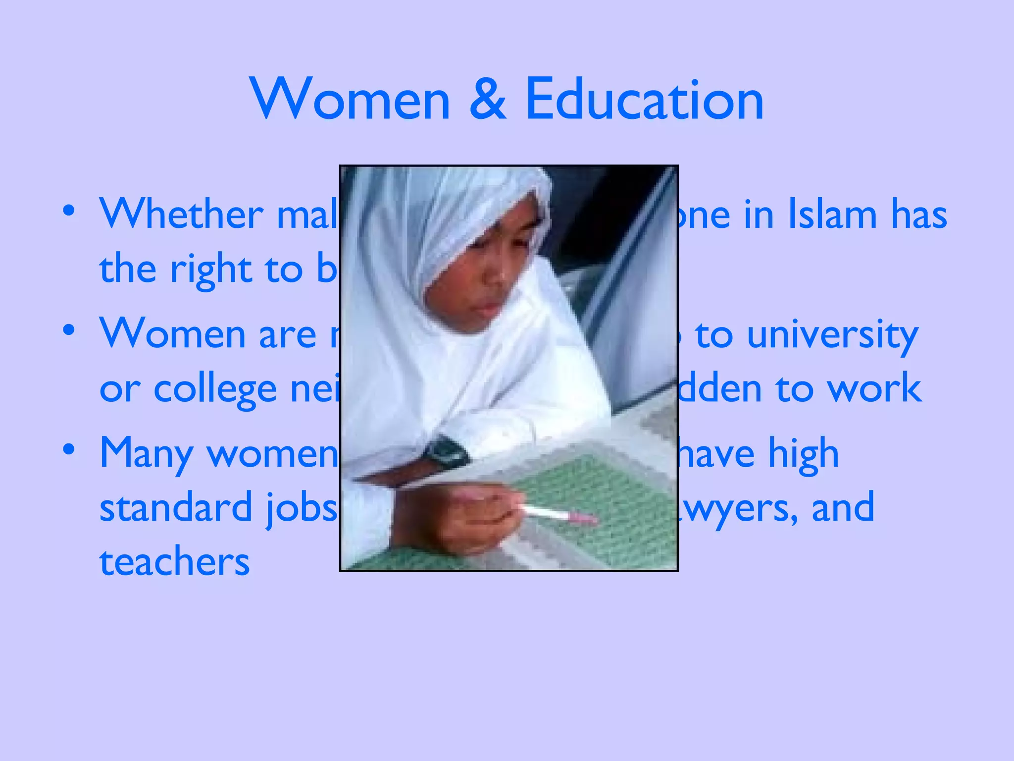Women In Islam | PPT