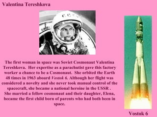 Women in Space | PPT
