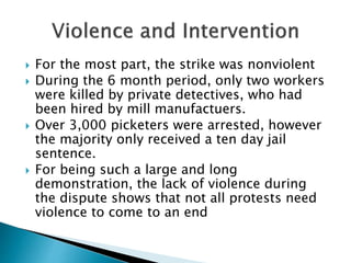 Women - 1913 paterson silk strike | PPTX