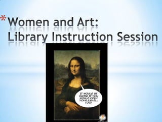 Women and art | PPT
