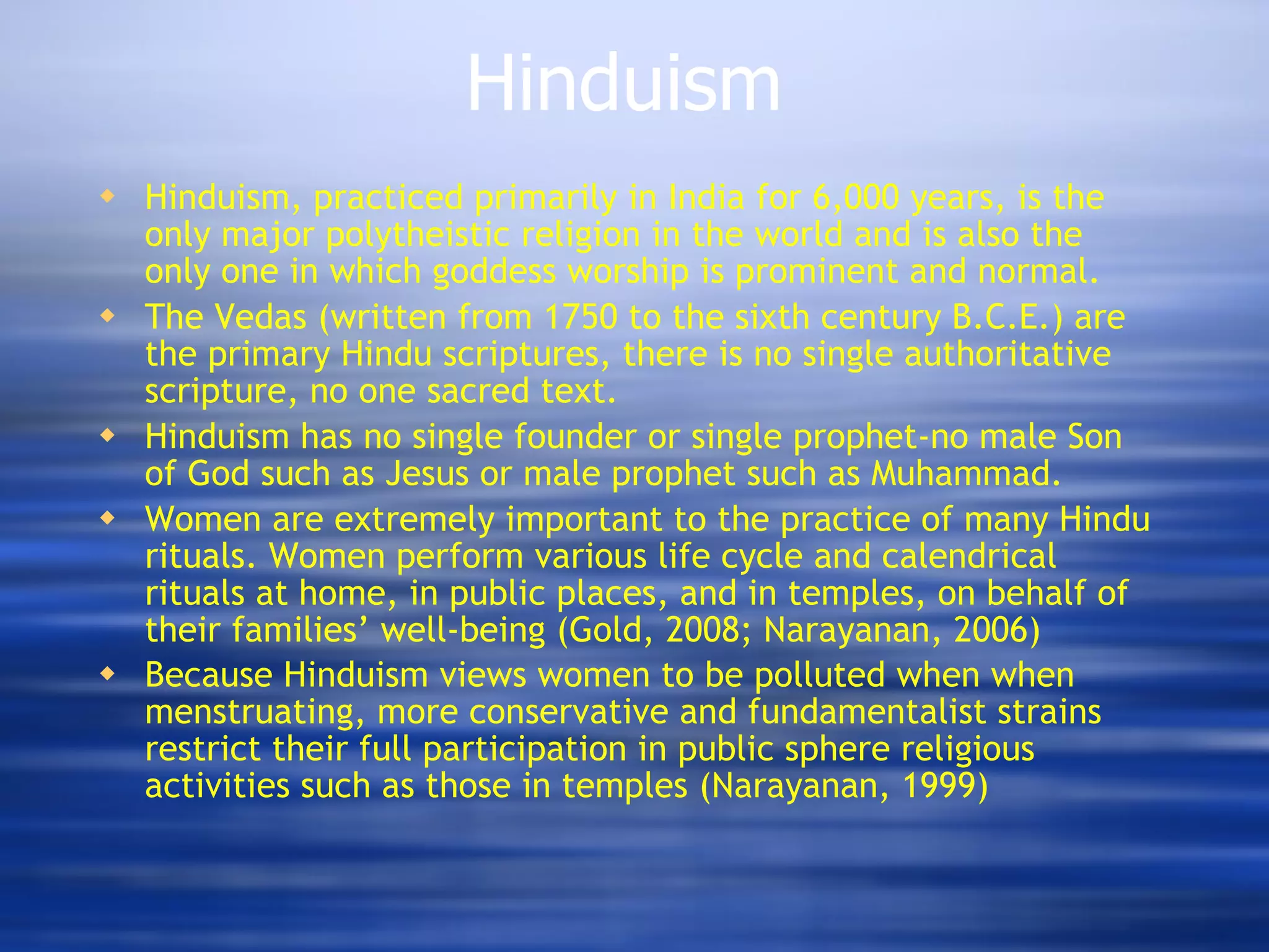 WS420 Hinduism | PPT