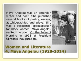 Women and literature | PPT