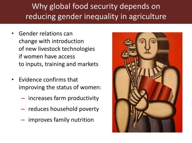 Women and livestock: Why gender matters are big matters | PPTX