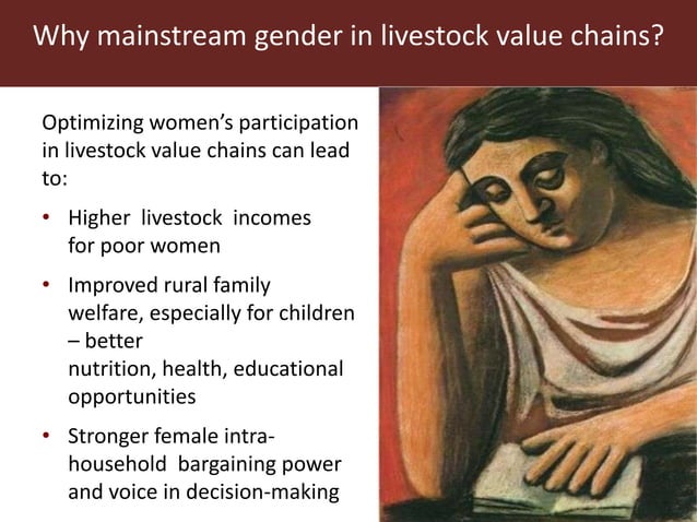 Women and livestock: Why gender matters are big matters | PPTX