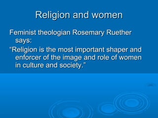 Women and religion | PPT