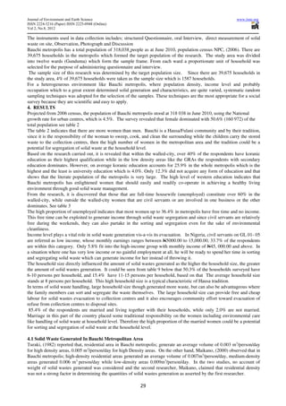 Women and solid waste sgregation in bauchi nigeria | PDF