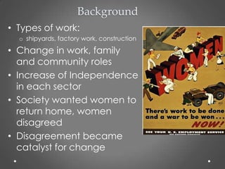 Women and world war two presentation | PPTX