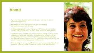 Women Architects in India | PPTX